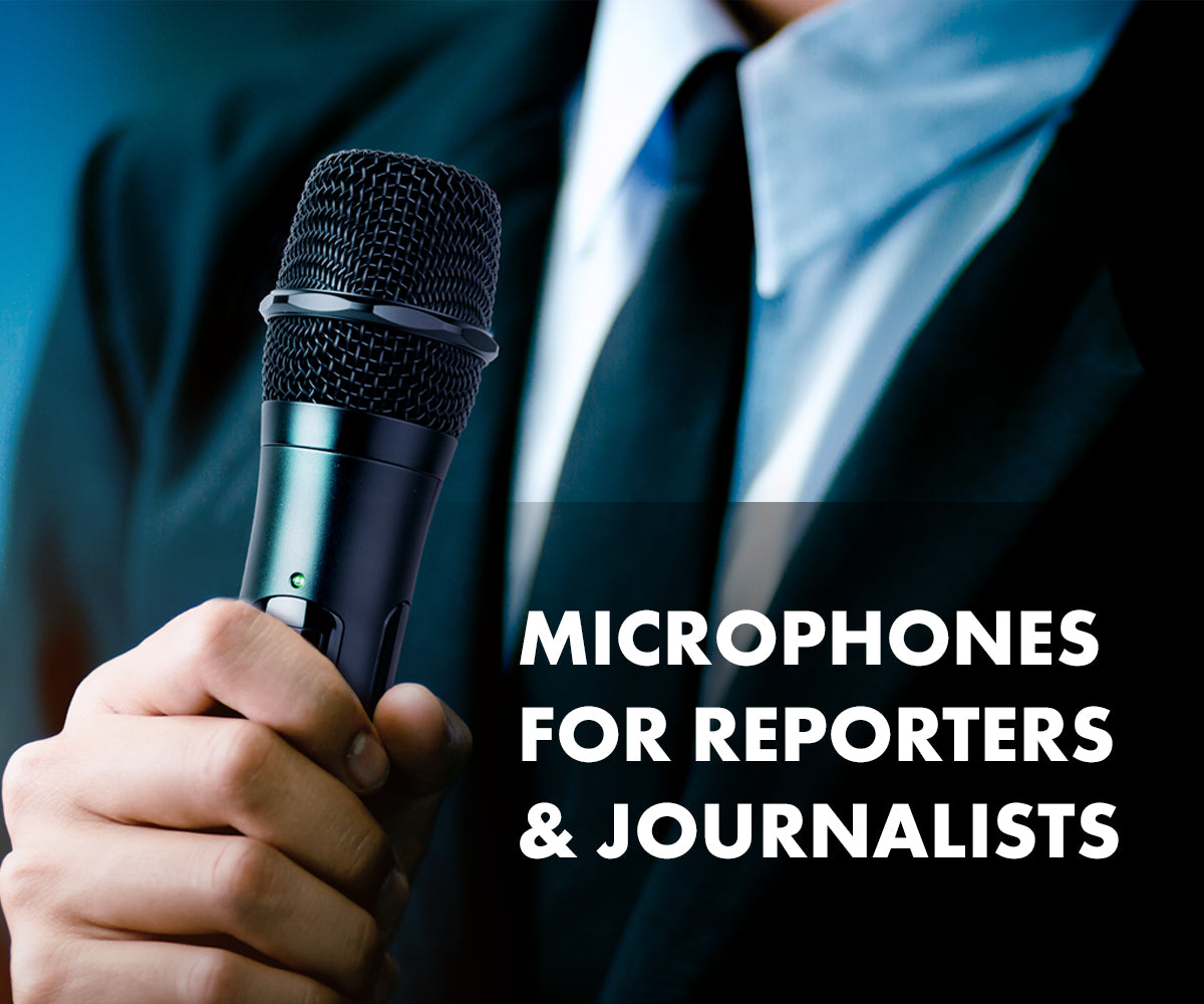 Reporter Microphones | Microphones For Reporters & Journalists | Movo