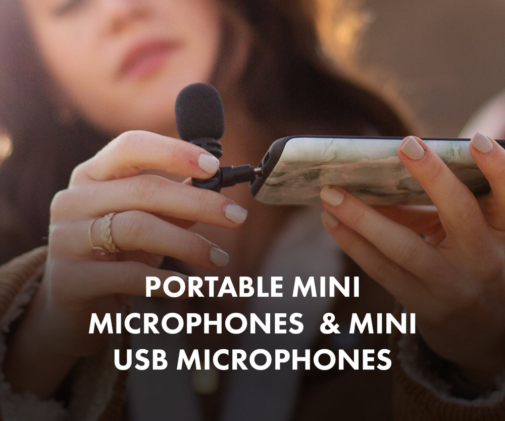 Mini micrófonos para grabación | Micrófonos pequeños | Movo
