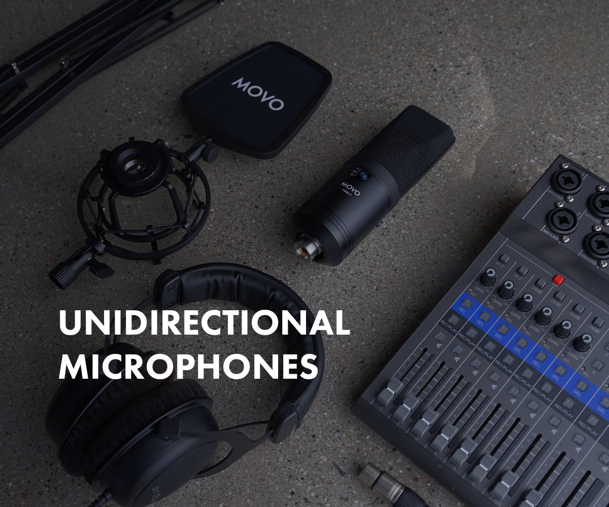 Unidirectional Microphones | Professional Unidirectional Mics | Movo