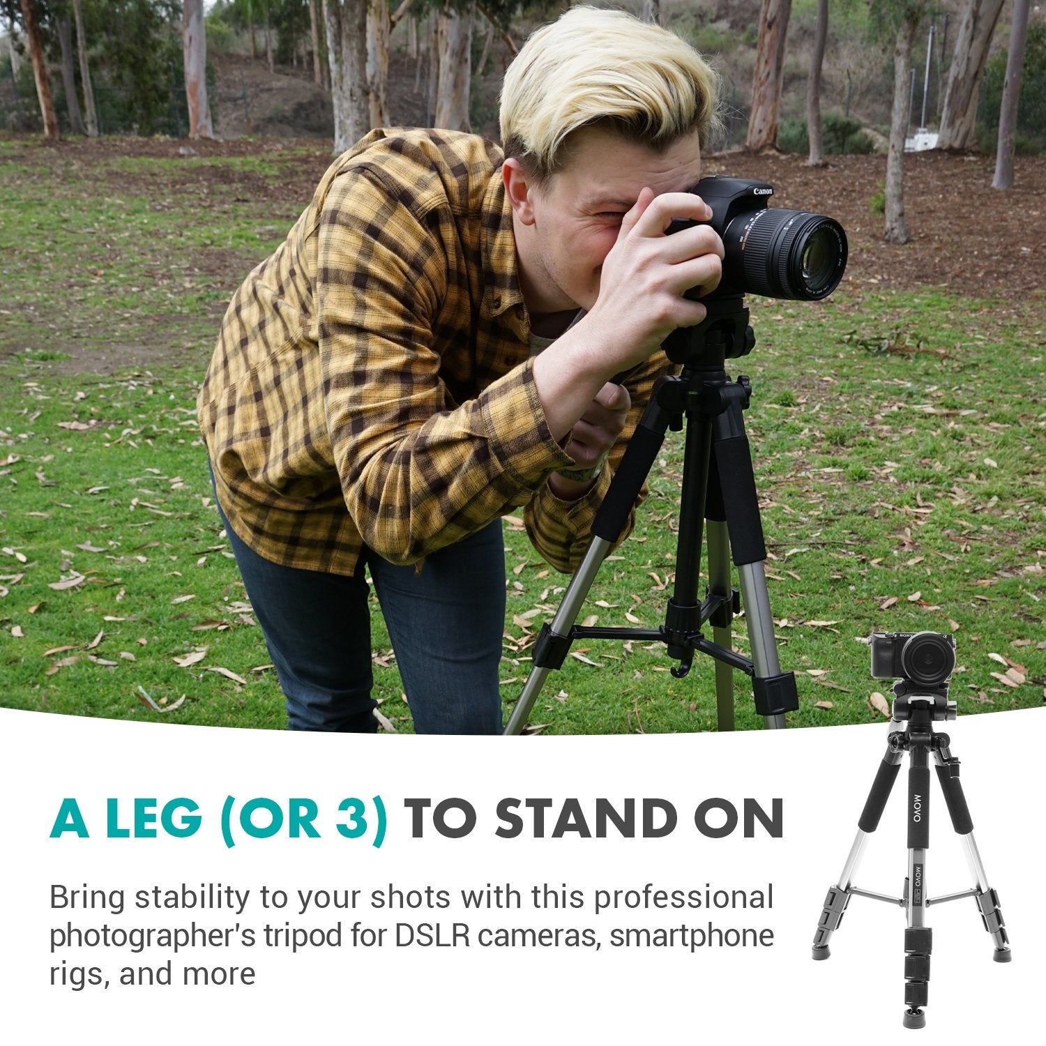 Digital Video Camera On Tripod