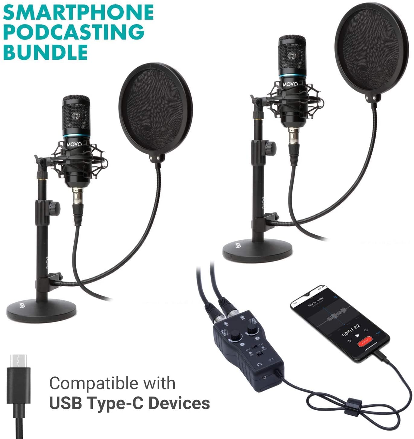 Podcasting Equipment Bundles & Kits | Best Podcast Bundles | Movo